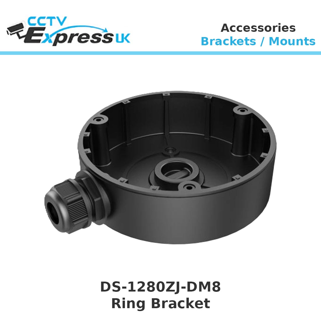 Hikvision DS-1280ZJ-DM8 Junction Box – CCTV Express UK