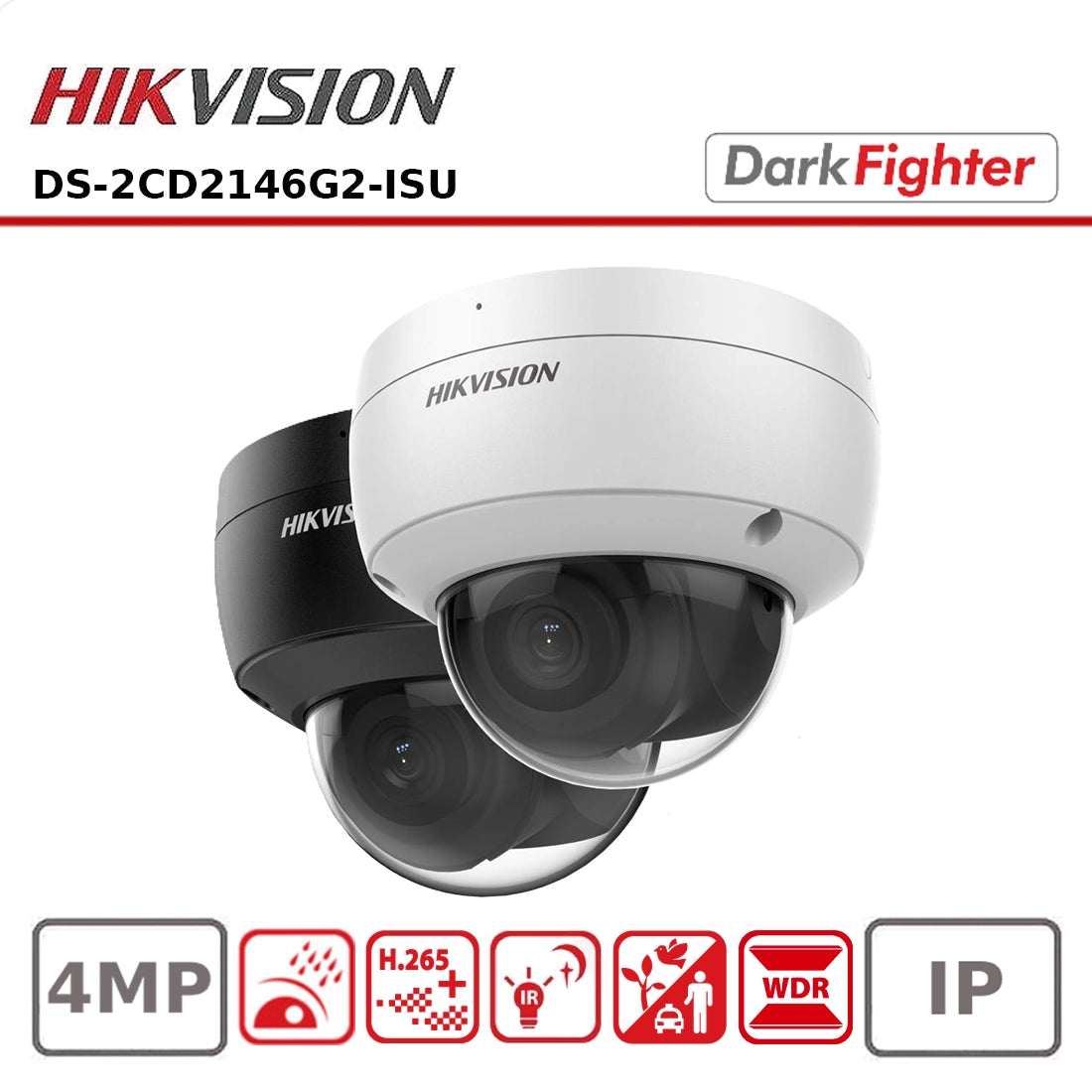 Hikvision DS-2CD2146G2-I(SU) 4 MP AcuSense Powered-by-DarkFighter Fixe – CCTV Express UK