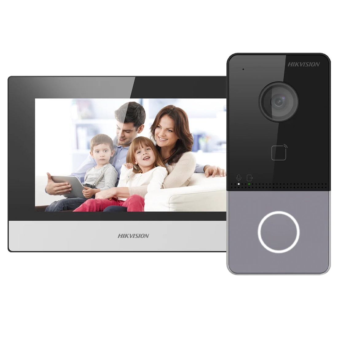 Hikvision DS-KIS603-P IP Ultra Villa Intercom Kit with Screen – CCTV Express UK