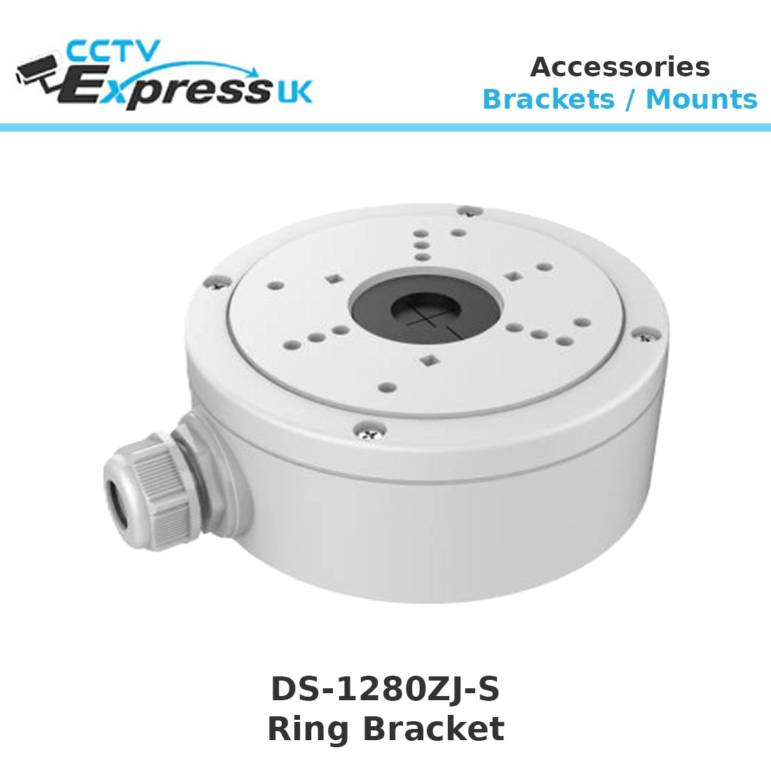 Hikvision DS-1280ZJ-S Deep Base Ring Junction Box – CCTV Express UK